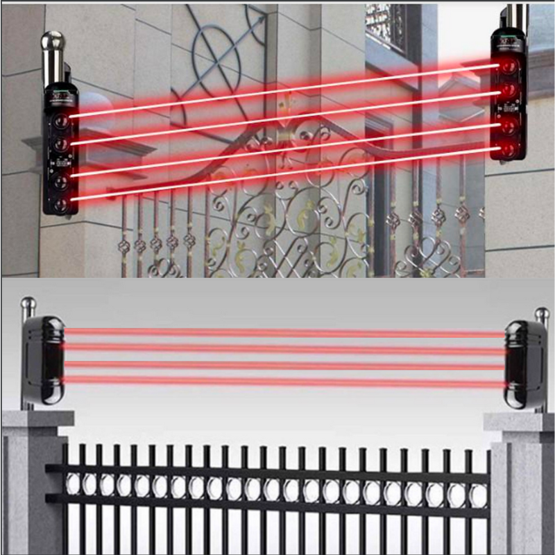 Cảm biến hàng rào hồng ngoại 4 tia ABH-M