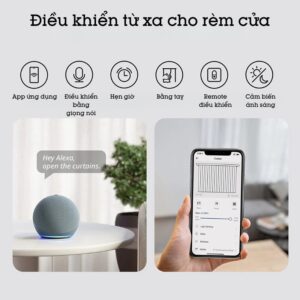 Động cơ rèm tự động thông minh SwitchBot Curtain U-Rail2 dùng cho thanh ...